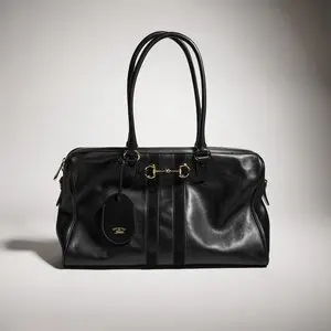 Gucci Borsetto Large Boston Bag Leather