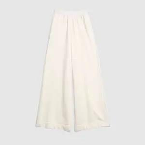 Gucci Cotton Silk Jersey Leisure Pants - White