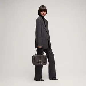Gucci Paparazzo Medium Top Handle Bag - Grey