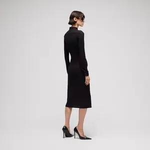 Gucci Viscose Crêpe Jersey Shirt Dress With Enameled Buttons