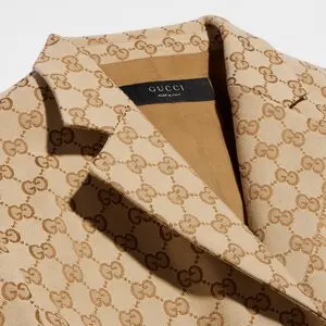 Gucci Gg Cotton Canvas Jacket