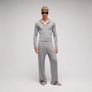 Gucci Wool Silk Leisure Pants With Embroidery
