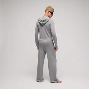 Gucci Wool Silk Leisure Pants With Embroidery
