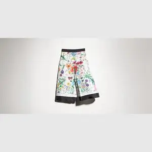 Gucci Printed Silk Pants