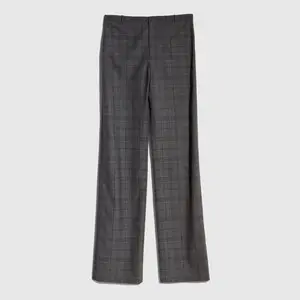Gucci Checked Fine Wool Pants - Black
