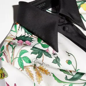 Gucci Printed Silk Shirt