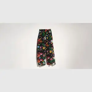 Gucci Printed Silk Leisure Pants