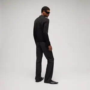 Gucci Viscose Gg Jacquard Polo Shirt
