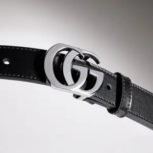 Gucci Gg Marmont Thin Leather Belt