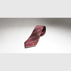 Gucci Striped Double G Silk Jacquard Tie