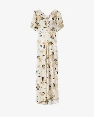 Isabel Marant Étoile Falja Printed Stretch-silk Maxi Dress