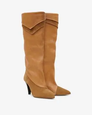 Isabel Marant Étoile Lezra High Boots - Cognac