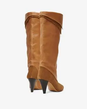 Isabel Marant Étoile Lezra High Boots - Cognac