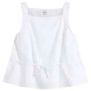 LESET Yoko Drawstring Tank Top - White
