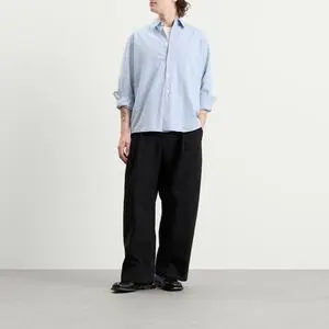 Studio Nicholson Sorte Deep Pleat Volume Pant