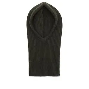 MAISON MARGIELA Rib Knit Balaclava - Khaki