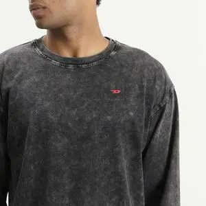 DIESEL® Garment Dyed Long Sleeve T-shirt