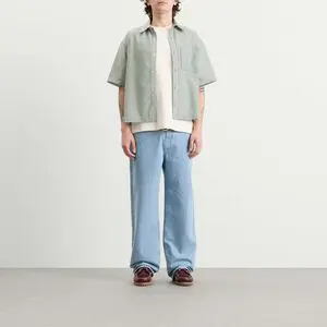 ABOUT:BLANK Seersucker Short Sleeve Shirt