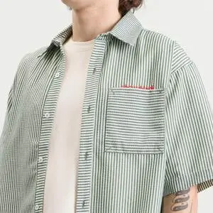 ABOUT:BLANK Seersucker Short Sleeve Shirt