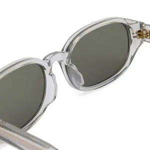 OSCAR DEEN Pellerin Oval Sunglasses - Crystal/moss