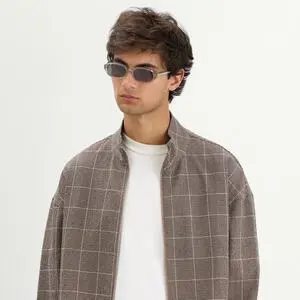 OSCAR DEEN Pellerin Oval Sunglasses - Crystal/moss