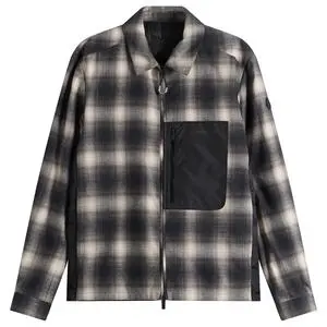 Moncler Cornisello Check Shirt Jacket - Black