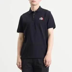 Moncler Cotton Pique Logo Polo