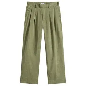 RONNING X Pleated Pant - Green