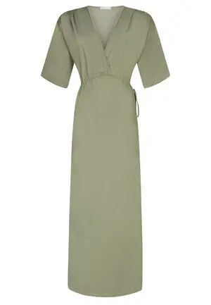 CHIC BY LIRETTE Kimono Dress Lotus Natural Seagreen - Green