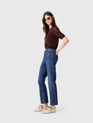 Maje Skinny Jeans With Brooch