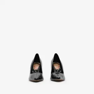 Burberry Crocodile-effect Leather Dame High Pumps