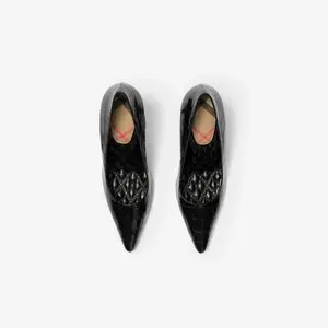 Burberry Crocodile-effect Leather Dame High Pumps