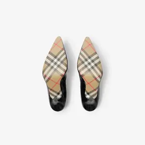 Burberry Crocodile-effect Leather Dame High Pumps