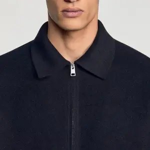 Sandro Double-faced Wool Zip-up Jacket