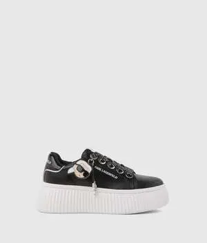 Karl Lagerfeld Ikon Nft Kreeper Platform Sneakers - Black