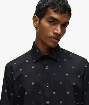 Karl Lagerfeld All-over Monogram Shirt