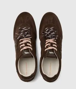 Karl Lagerfeld Altia Suede Signature Lace-up Sneakers