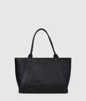 Karl Lagerfeld K/ville Medium Tote Bag - Black-nickel