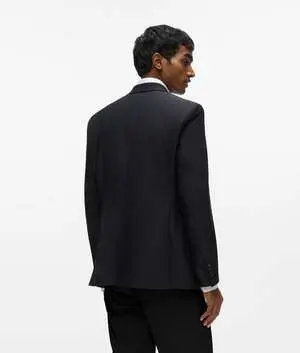 Karl Lagerfeld Monogram Pin Blazer