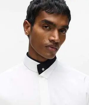 Karl Lagerfeld Contrast Detail Shirt