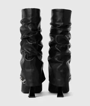 Karl Lagerfeld Debutante Midi Slouch Boots
