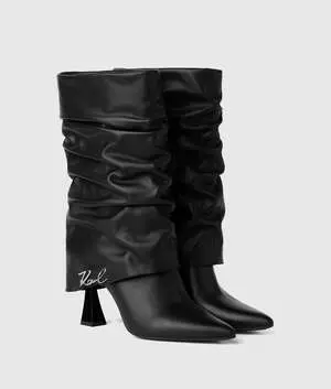 Karl Lagerfeld Debutante Midi Slouch Boots