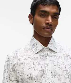 Karl Lagerfeld Karl Sketches Shirt