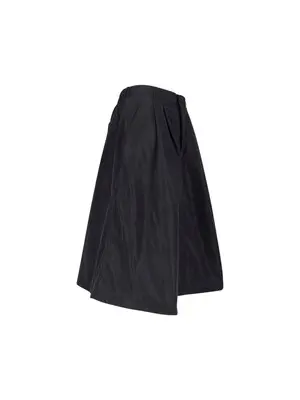 Aspesi Midi Skirt In Technical Fabric - Black