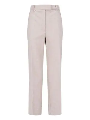 Calvin Klein Straight Tailored Trousers - Beige