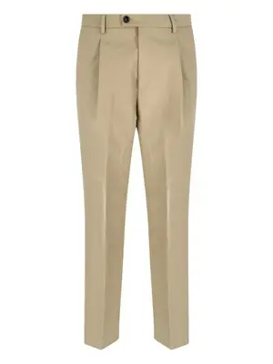 Ermanno Scervino Calvin Klein Straight Tailored Trousers - Beige