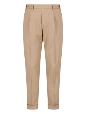 Max Mara Ermanno Scervino Straight Leg Tailored Trousers - Beige