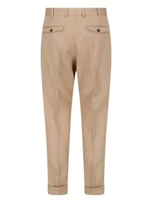 Max Mara Ermanno Scervino Straight Leg Tailored Trousers - Beige