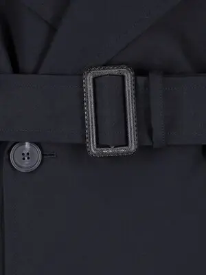 MAISON MARGIELA Cotton Twill Trench Coat