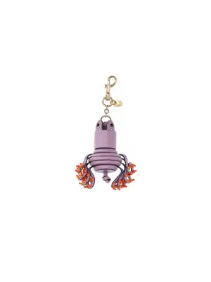 ANYA HINDMARCH Keychain Charm "octupus - Purple